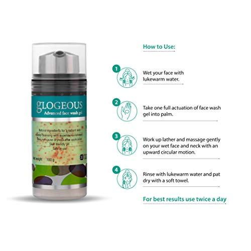 Glogeous Advanced Face Wash Gel 100g – KarissaKart